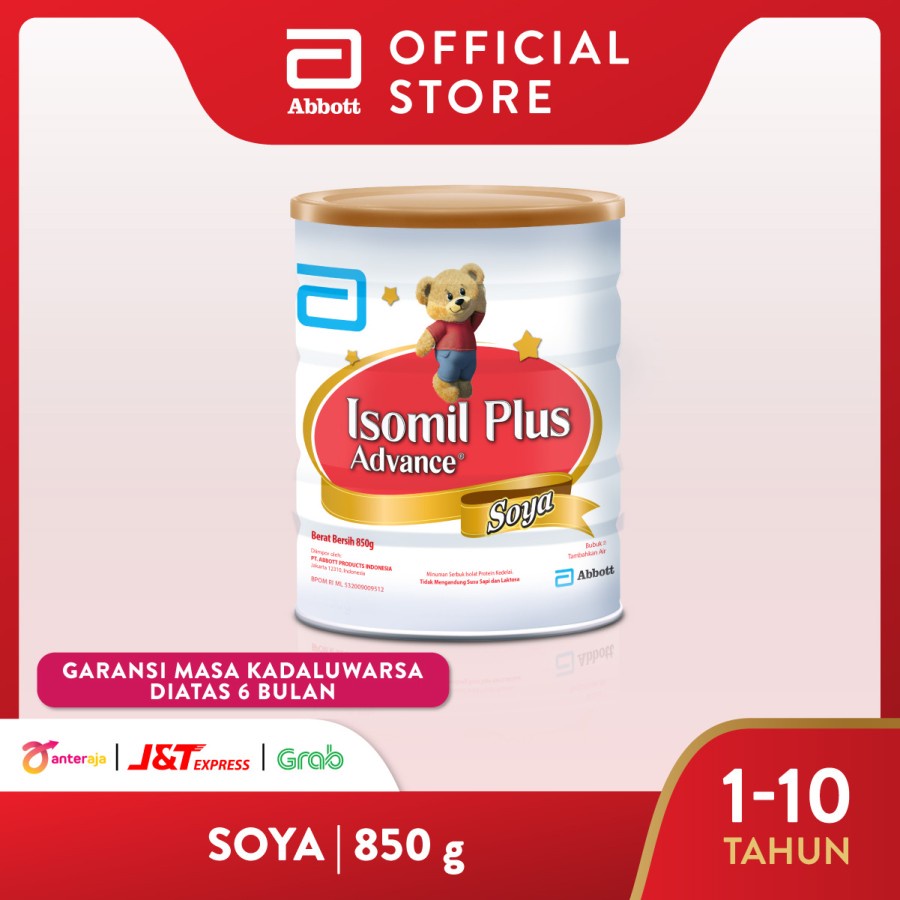 Jual Isomil Plus Advance Soya 850 g (1-10 tahun) | Shopee Indonesia