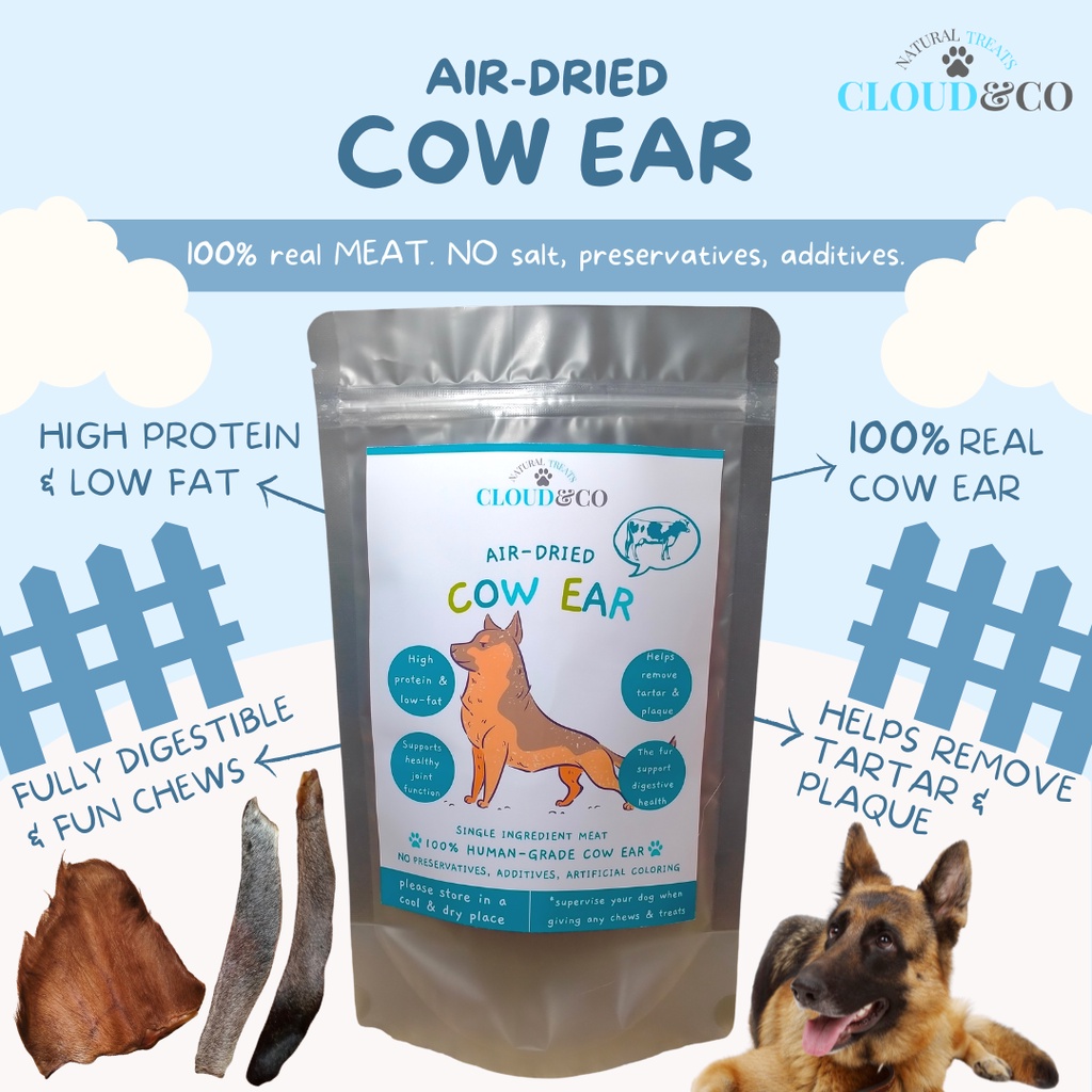 Jual CLOUD & CO | COW EAR - Kuping Telinga Sapi Jerky Treats Snack ...