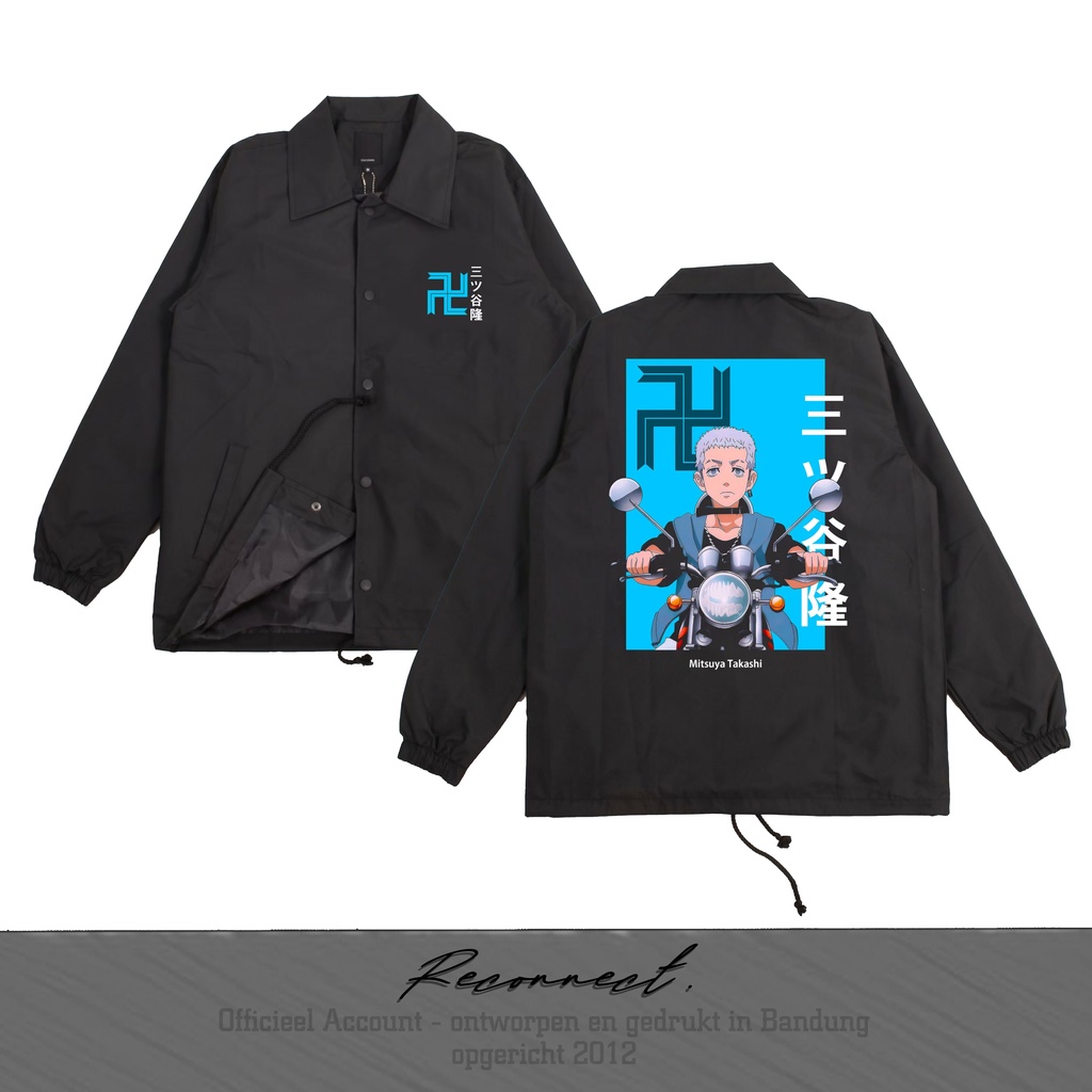 Jual Reconnect Coach Jacket Tokyo Revengers Geng Tokyo Manji Mitsuya ...