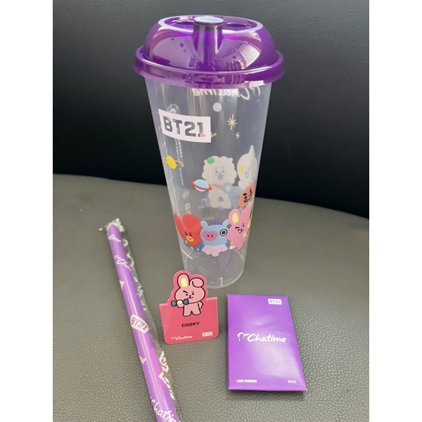 Jual tumbler Bt21 chatime. tumbler. BT21. | Shopee Indonesia