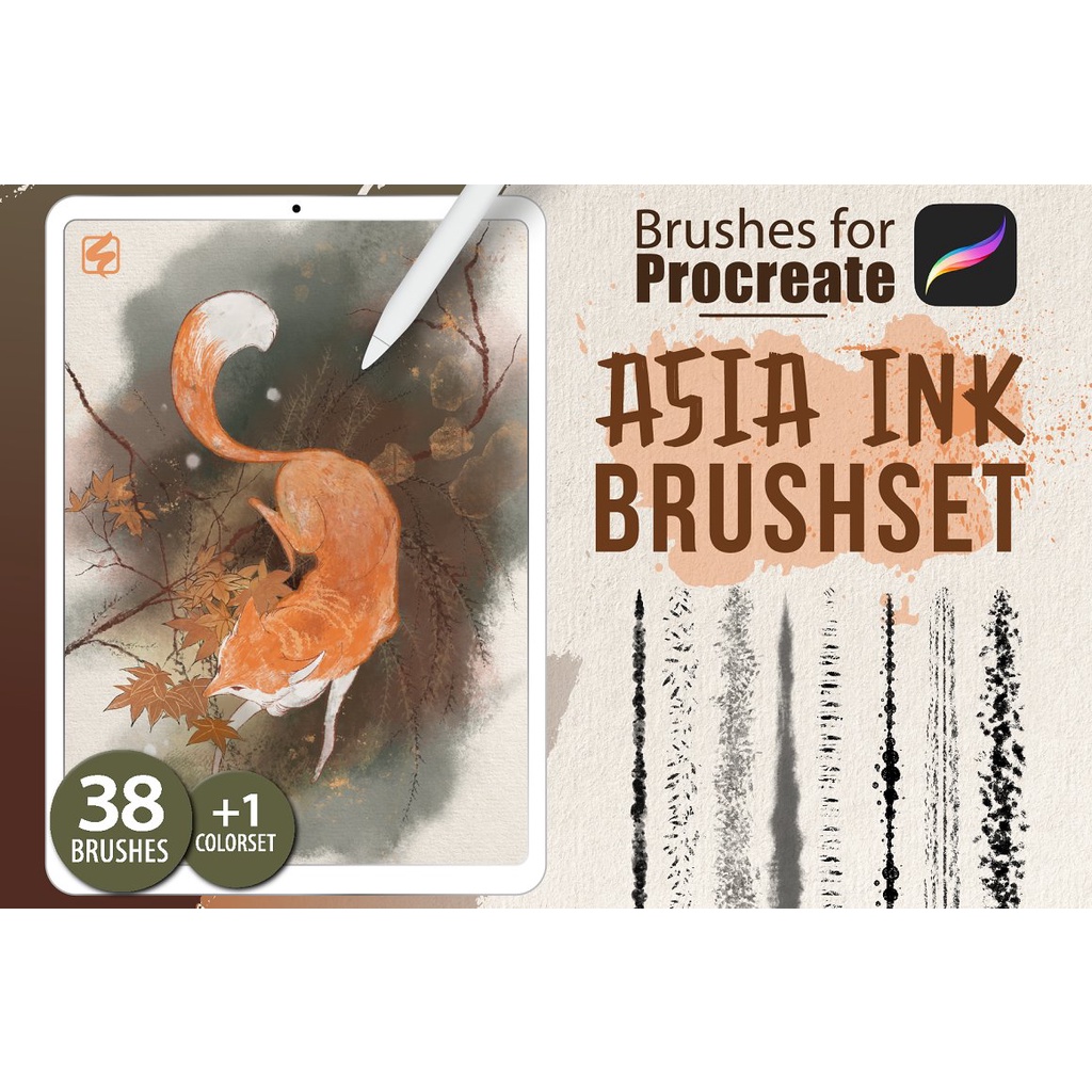 Jual Procreate Brush - Asia Ink Brushes | Shopee Indonesia