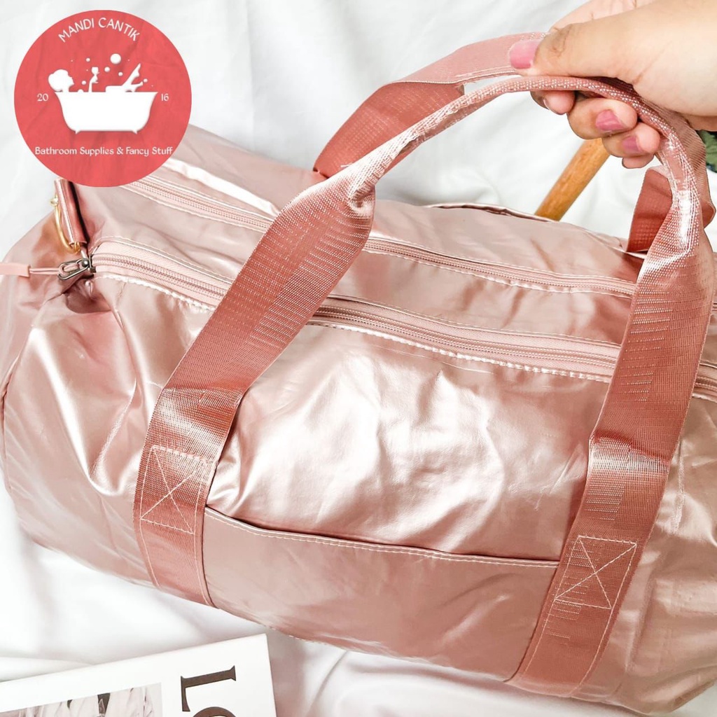 Jual Mandicantik Tas Gym Hologram metalik waterproof tas olahraga ...