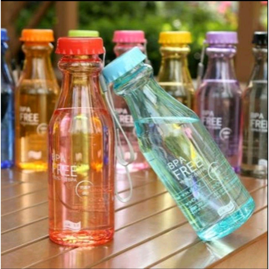 Jual Botol Minum Soda BPA Free 500 ML / botol minum soda warna trendy ...