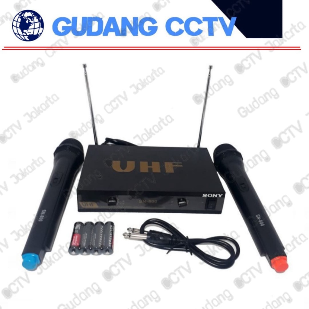 Jual SONY Microphone Wireless SN800 SN-800 Mic Pegang Pegang ( Handheld ...