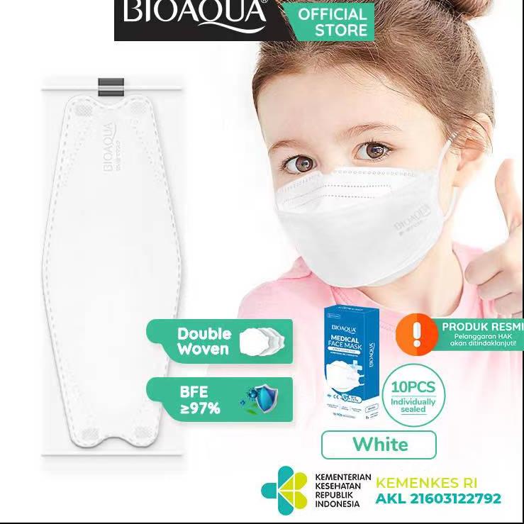 Jual BIOAQUA Disposable Mask EVO Anak Motif N95 KN95 BFE 95% Masker ...