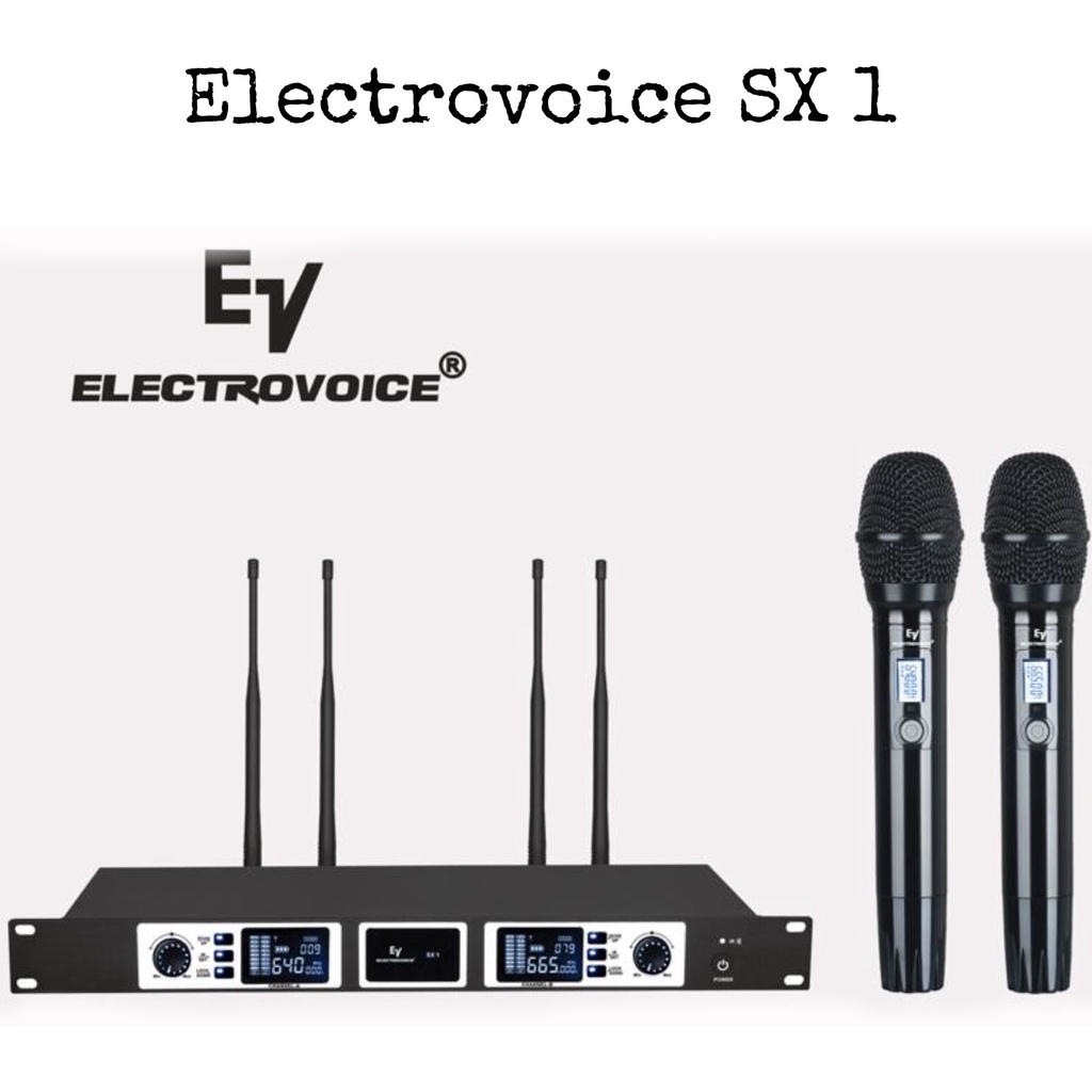 Jual Mic Wireless Electro Voice Ev Sx1 Original Microphone Electrovoice ...