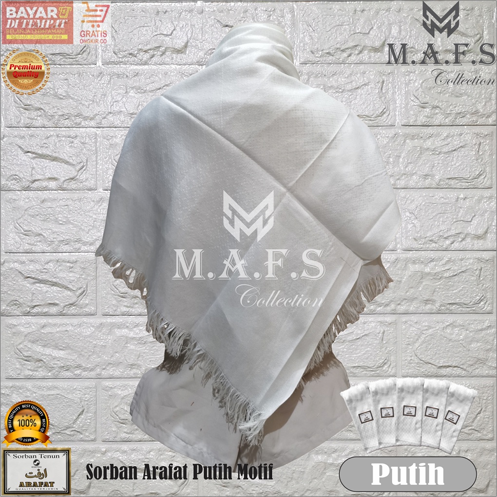 Jual SORBAN MURAH SORBAN ARAFAT PUTIH & WARNA PREMIUM | Shopee Indonesia