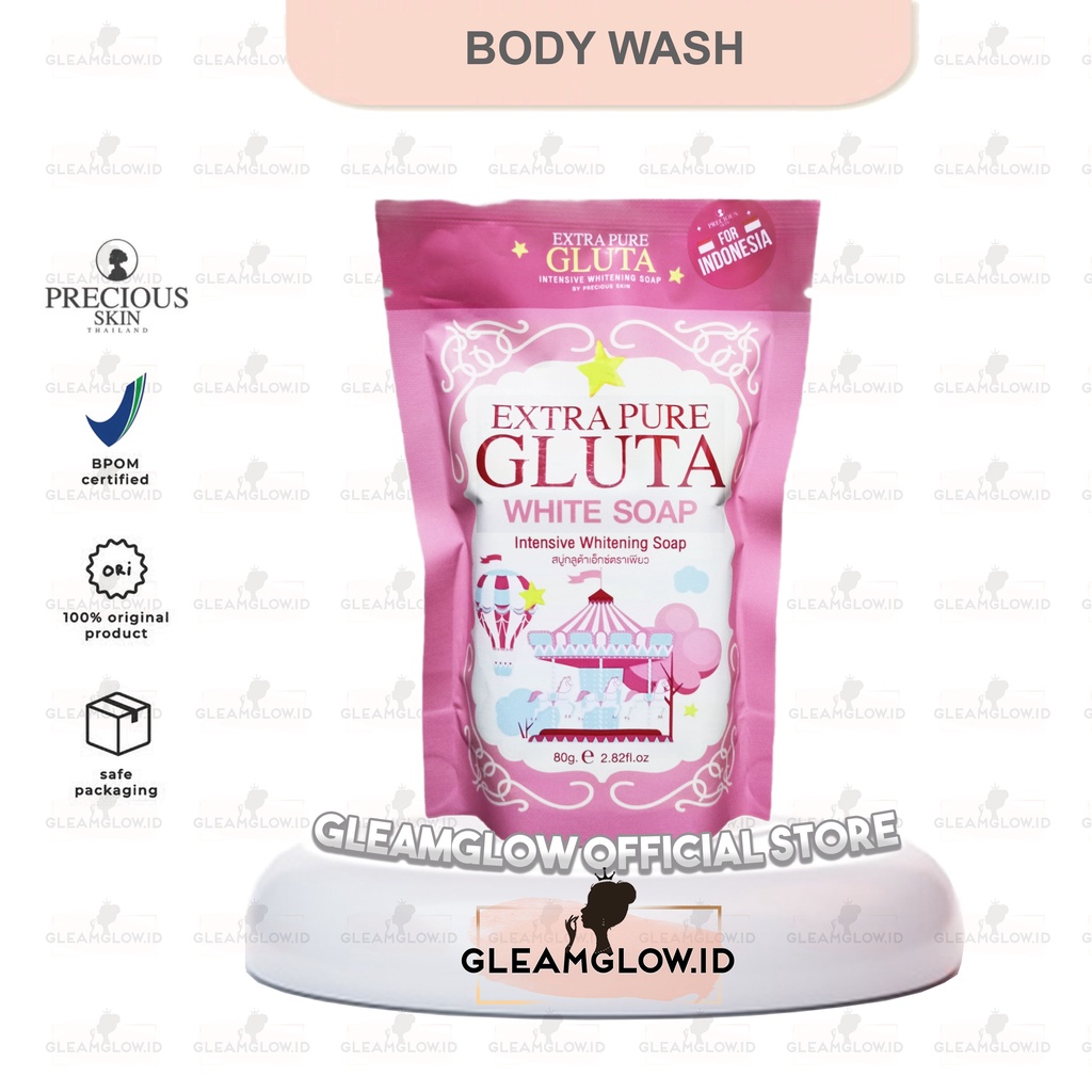 Jual Extra Pure Gluta White Soap by Precious Skin Thailand | Shopee ...