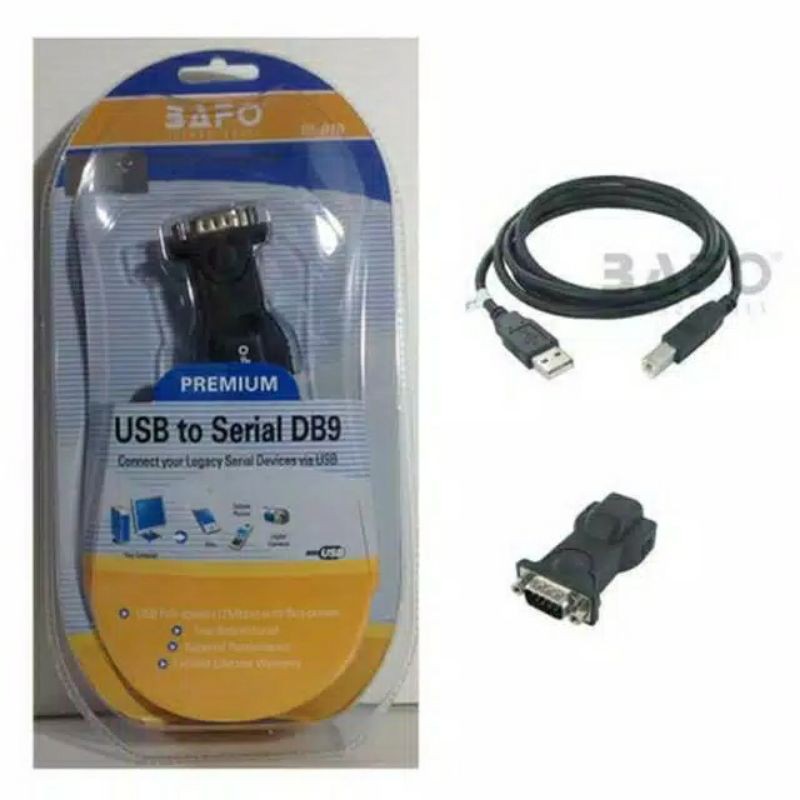 Jual Bafo BF-810 Kabel USB to Serial RS232 DB9 Original | Shopee Indonesia
