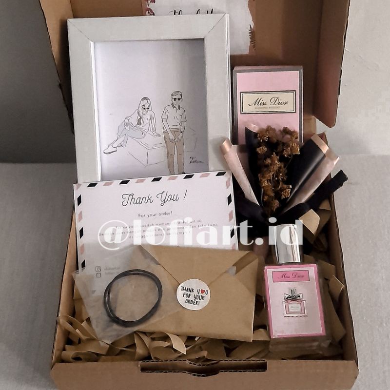 Jual Custom Ilustrasi Gift Box [ Birthday, Anniversary, Valentine ...