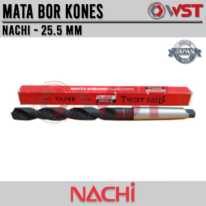 Jual Nachi Mata Bor Besi Kones 25.5 mm / Taper Shank Drill | Shopee Indonesia