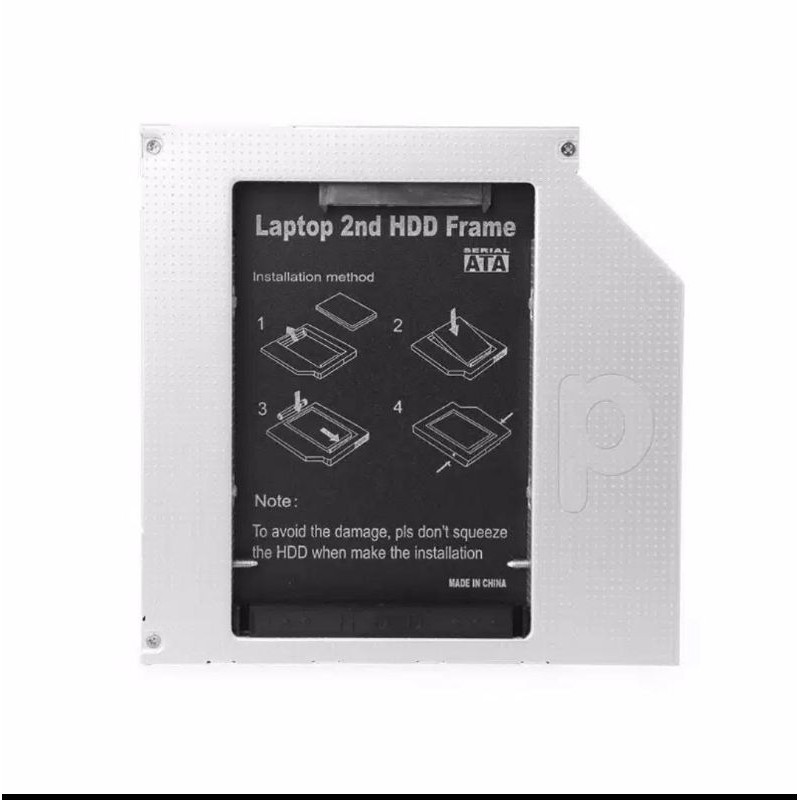 Jual READY HOT Universal 9.5mm PATA IDE to 2nd SATA HDD Hard Drive Disk ...