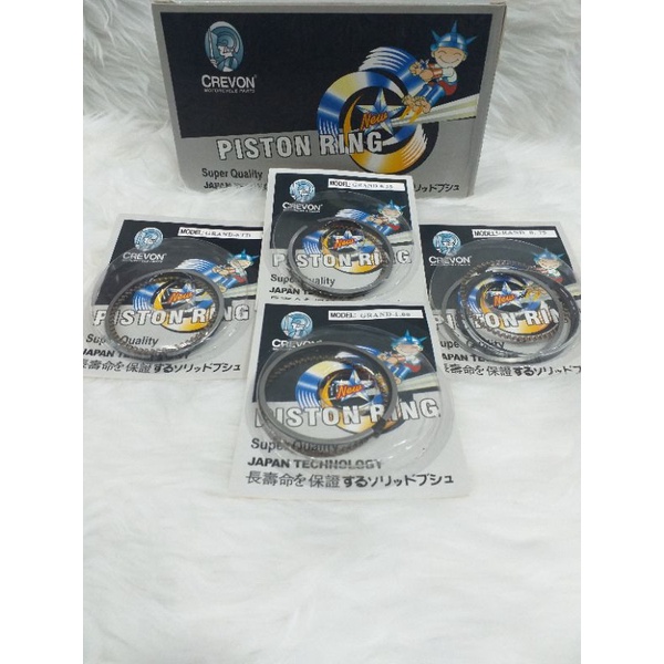 Jual Ring Seher Ring Piston Astrea Grand Win 100 Supra X 100 Legenda ...