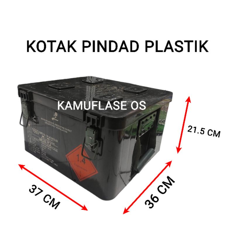Jual KOTAK BEKAS PINDAD box plastik dan besi pindad side box top boks ...