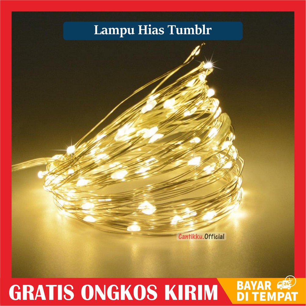 Jual [COD] LAMPU TUMBLER LAMPU TUMBLR LAMPU NATAL LED TWINKLE LIGHT ...