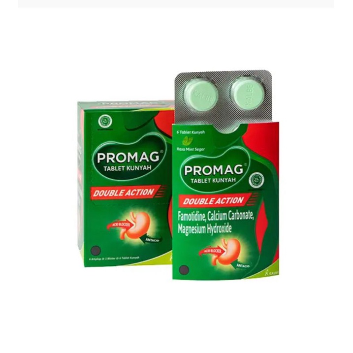 Jual PROMAG DOUBLE ACTION TABLET 1 STRIP | Shopee Indonesia