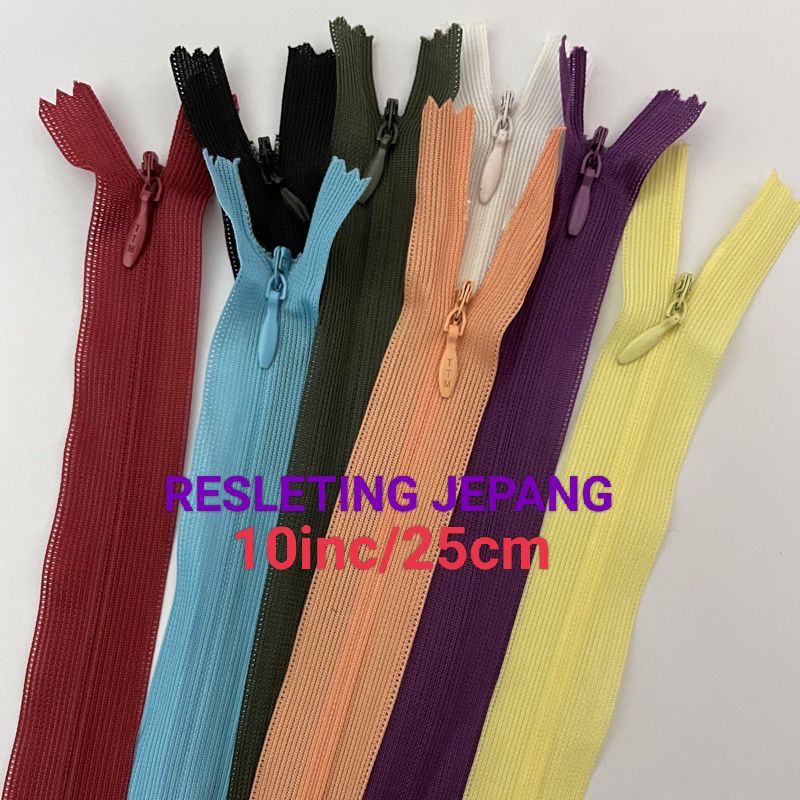 Jual RESLETING ZIPPER JEPANG YKK PANJANG 25 CM | Shopee Indonesia