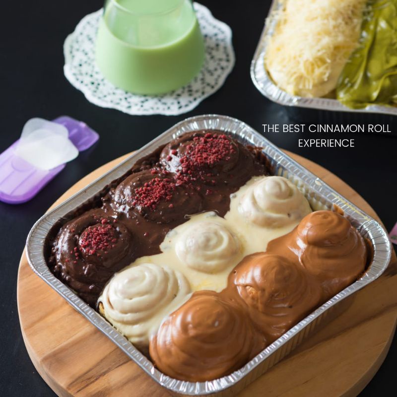 Jual Bonabon Reguler box cinnamon roll / Kue loyang / Roti topping ...