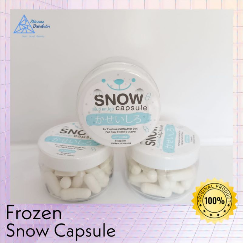 Jual FROZEN SNOW CAPSULE WHITENING 30 KAPSUL BIBIT PEMUTIH CAMPURAN ...