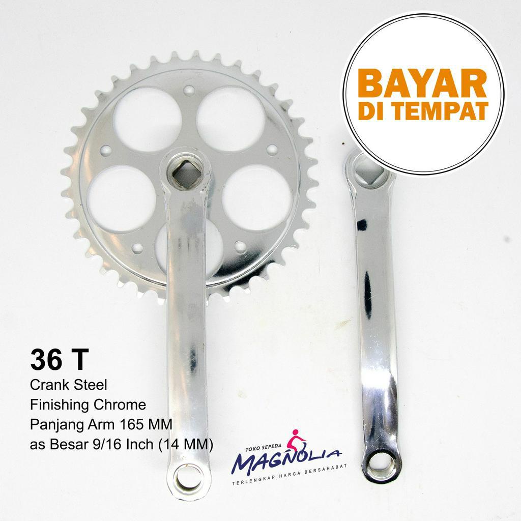 Jual Piringan Crank Gir Gear Sepeda Onthel 36T As Kotak - Exotic ...