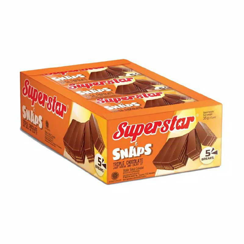 Jual WAFER SUPERSTAR SNAPS BOX | Shopee Indonesia
