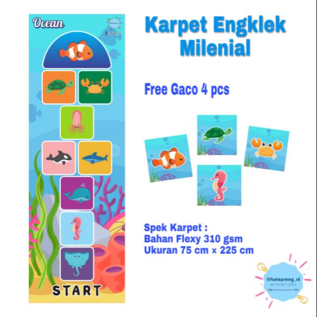 Jual KARPET ENGKLEK MILENIAL | Shopee Indonesia