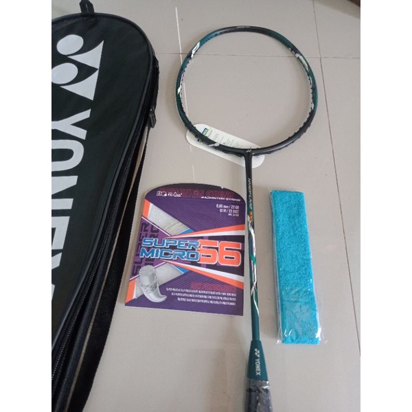 Jual RAKET BADMINTON BULU TANGKIS CARBON paket komplit BONUS (grip ...