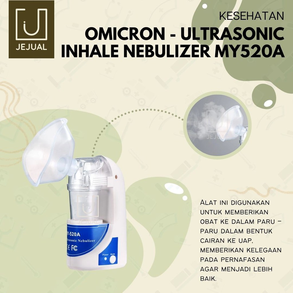 Jual Omicron Alat TERAPI UAP Pernafasan Asma/Sesak Nafas/Ultrasonic ...