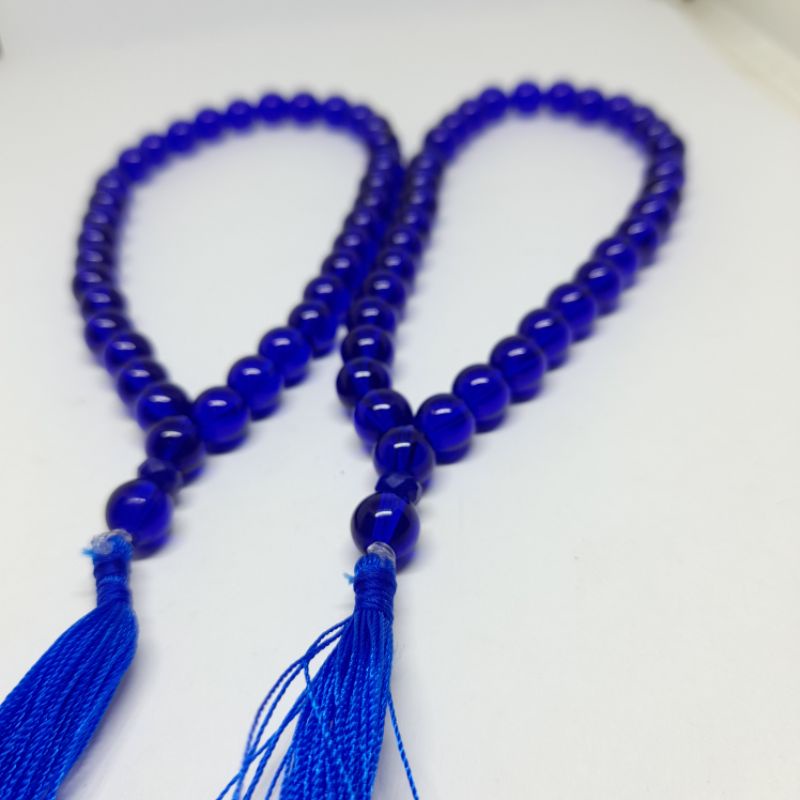 Jual TASBIH BATU BLUE SAPIRE BENING 8MM 33 BUTIR | Shopee Indonesia