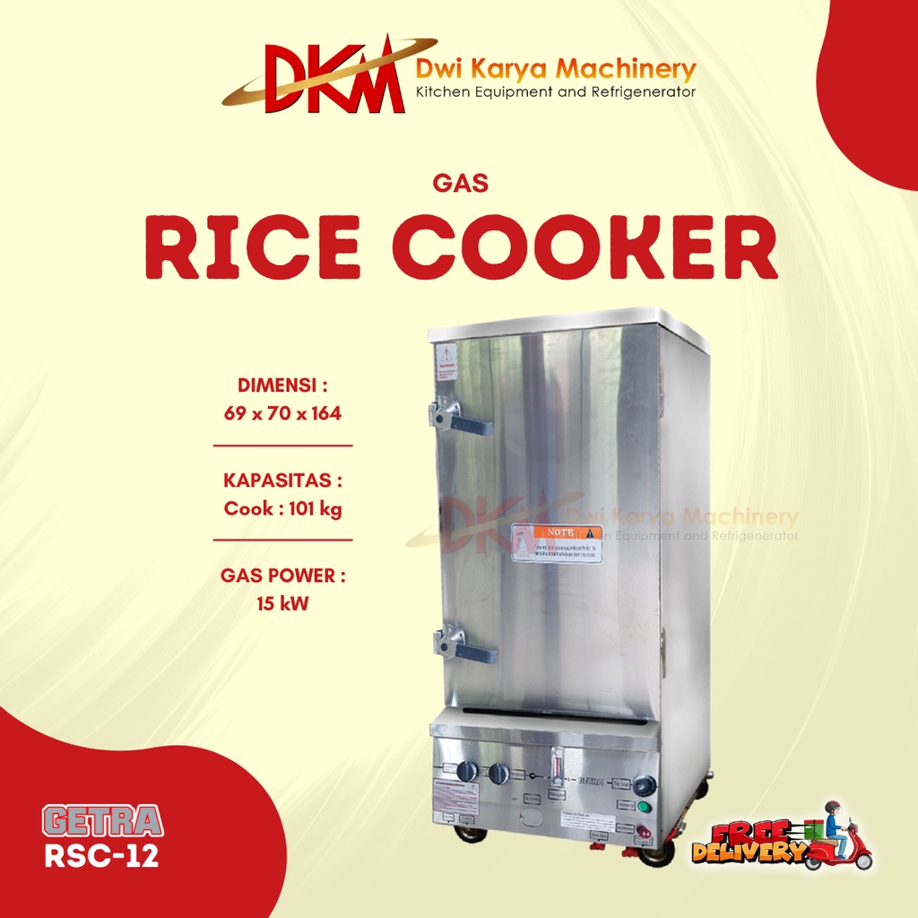 Jual Heavy Duty Gas Rice Cooker RSC-12 / Rice Cooker Kapasitas Besar RSC12 | Shopee Indonesia