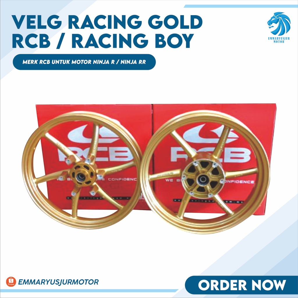 Jual VELG RACING RCB NINJA R ATAU NINJA RR VELG RCB NINJA GOLD | Shopee ...