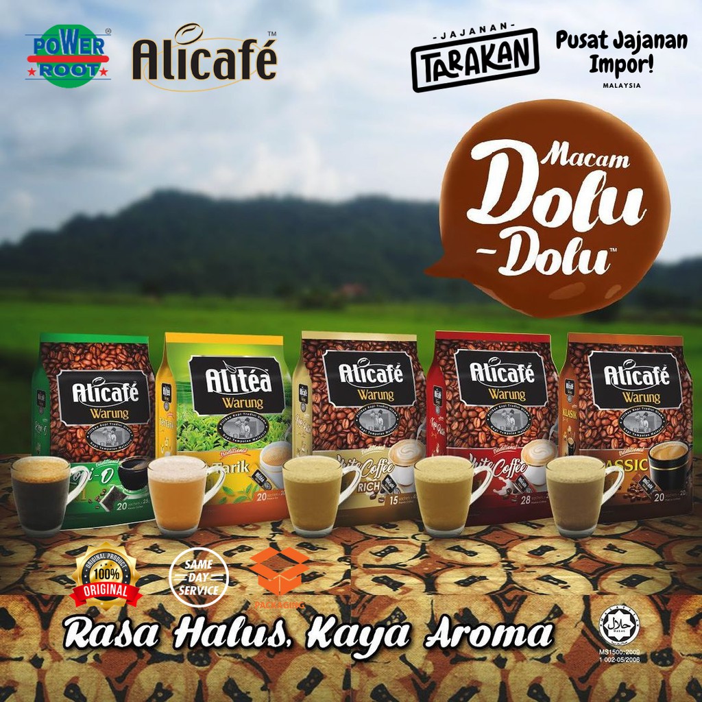 Jual Alicafe & Alitea Warung Malaysia | Shopee Indonesia