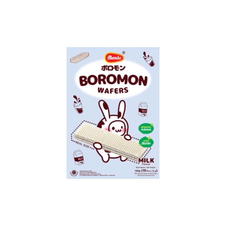 Jual Monde Boromon Wafers Milk 120 gr | Shopee Indonesia