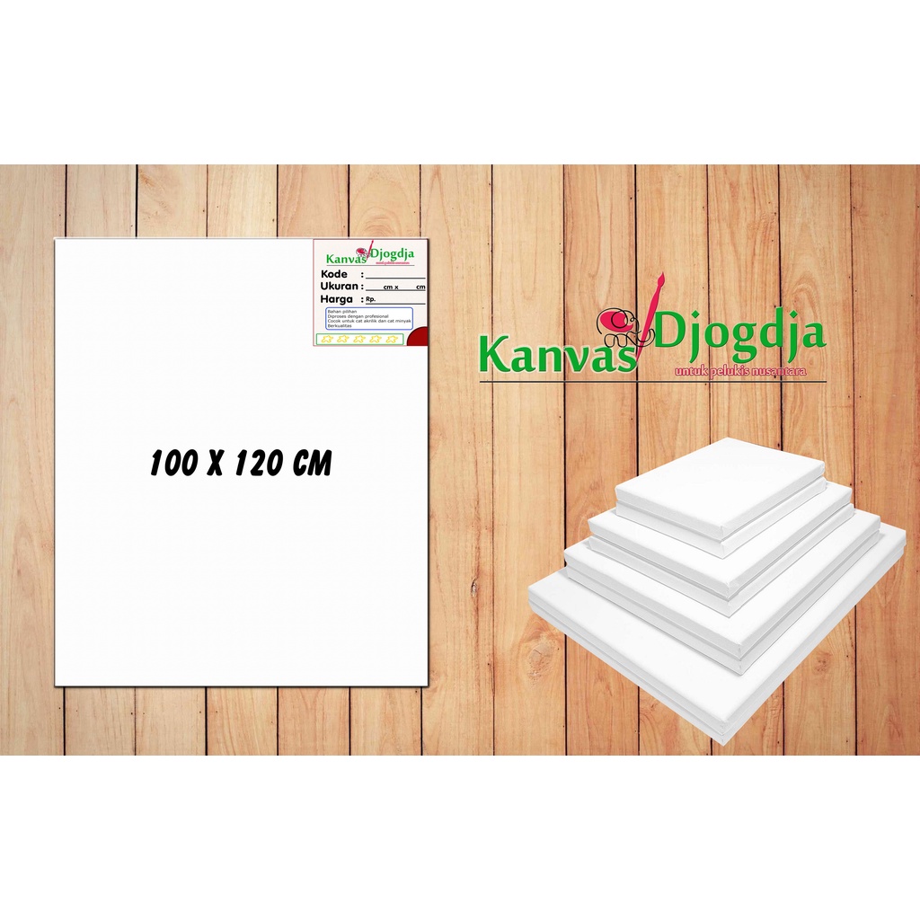 Jual Kanvas span standar ukuran 100 cm x 120 cm | Shopee Indonesia