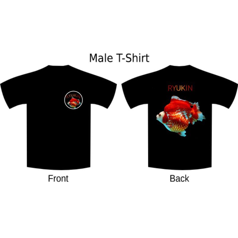 Jual kaos pria motiv ikan koki ( ryukin goldfish ) | Shopee Indonesia