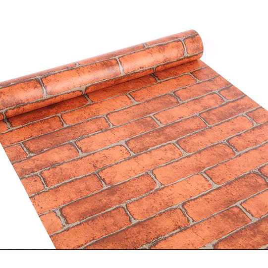 Jual HUDA Wallpaper Dinding 3D DIY Model Bata 45cm x 10m | Shopee Indonesia