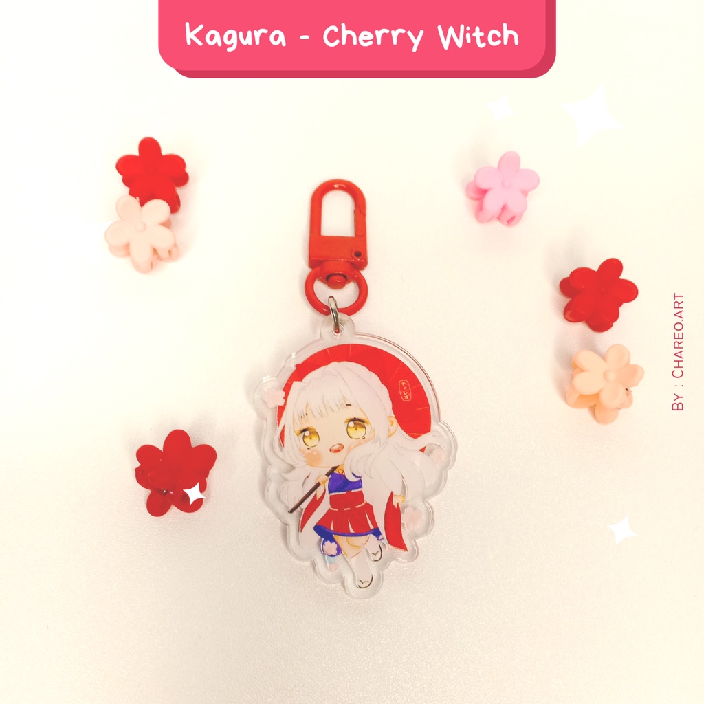 Jual MLBB Keychain Kagura by @chareo.art (gantungan kunci karakter ...