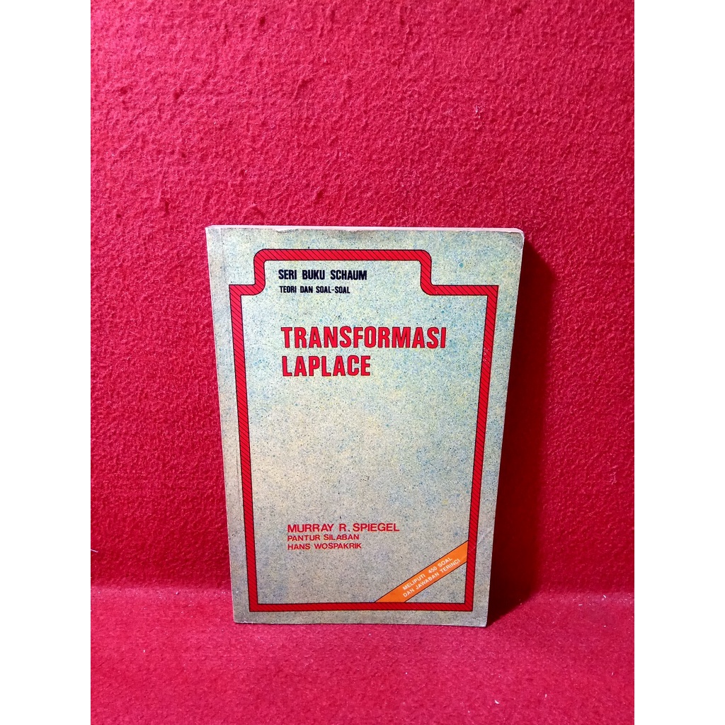 Jual Buku original Transformasi laplace - seri buku schaum teori dan ...