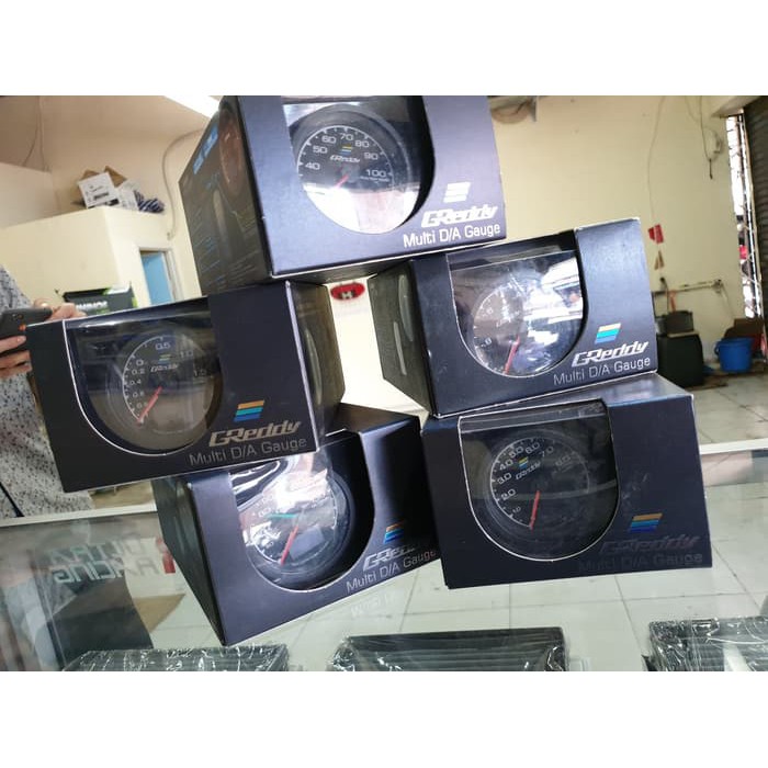 Jual Greedy Water Temp Meter / Greddy gauge 7 color | Shopee Indonesia