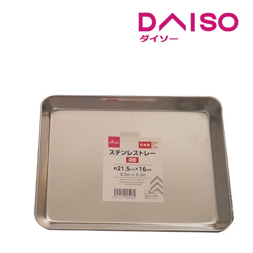 Jual Daiso Stainless Steel Tray Deep | Shopee Indonesia