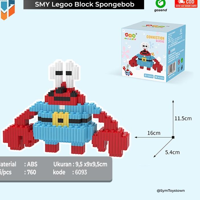 Jual SMY Nano Block Spongebob - Bricks Education Nano Block / Mainan ...