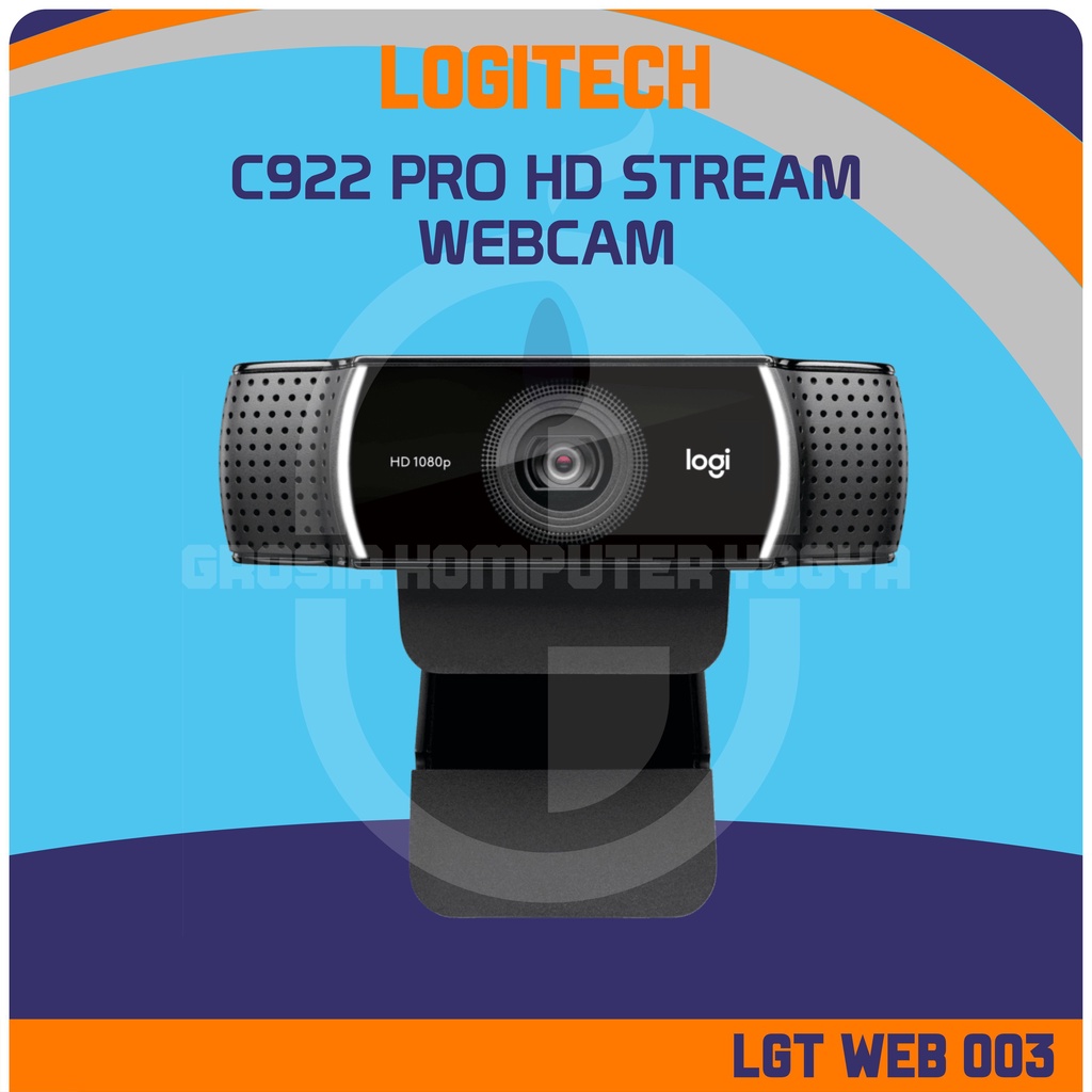 Jual Logitech C922 Pro HD Stream 720P 60FPS Auto Focus Webcam Web ...