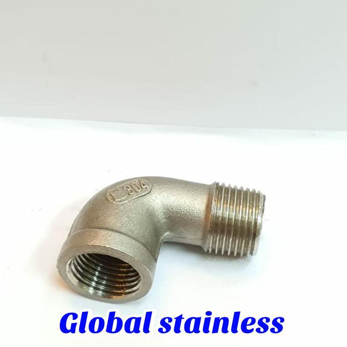 Jual Produk Terbaik] Street Elbow Stainless Steel 304 / Kne Drat Luar Dalam 3/4" Inch | Shopee ...