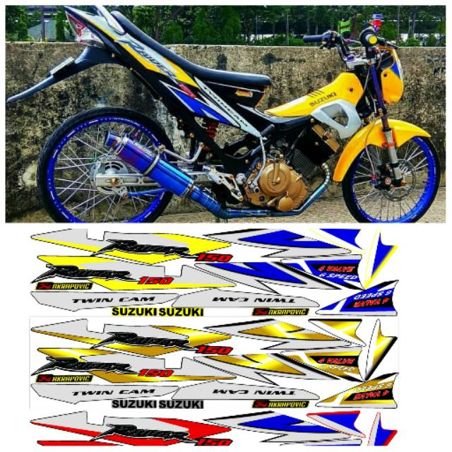 Jual Striping satria CBU 2004 satria 2005 satria Thailand raider 150 ...