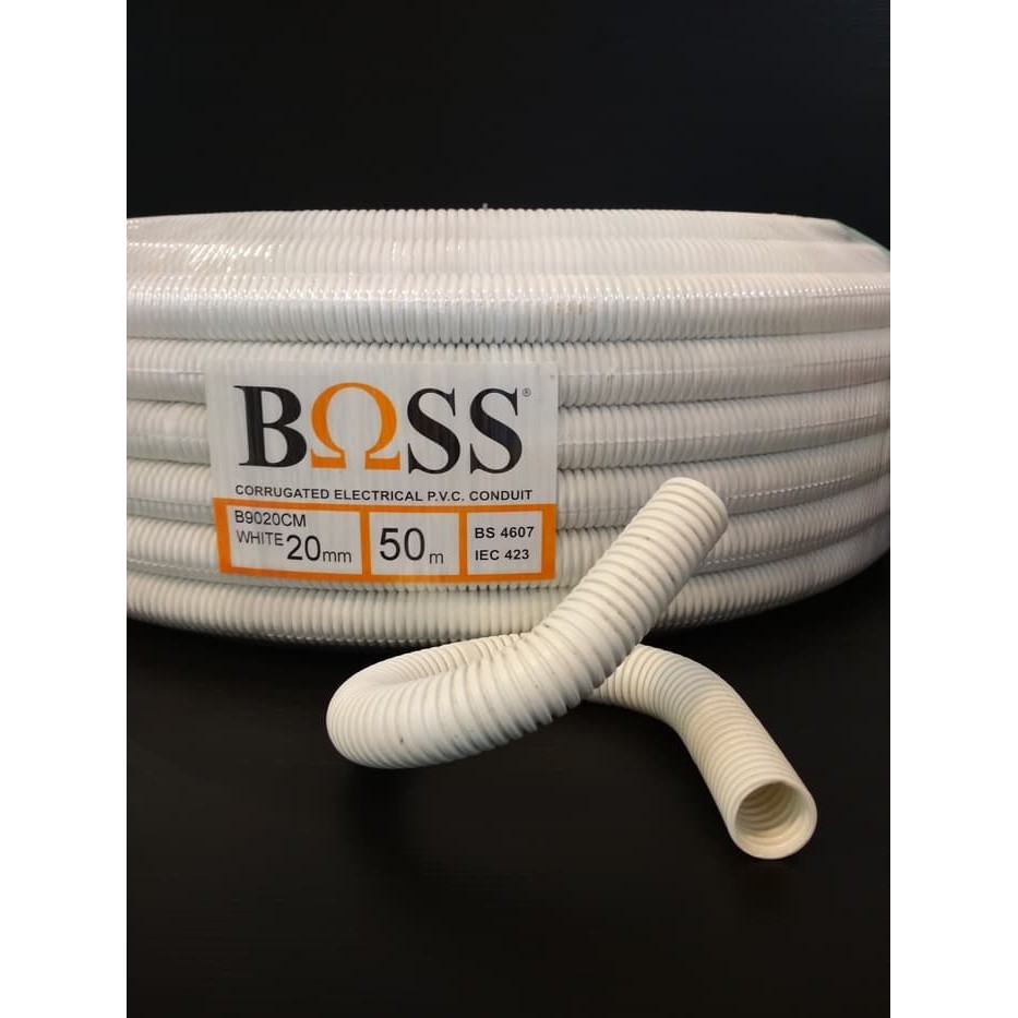 Jual FLEXIBLE BOSS 25MM FLEXIBLE PIPA BOSS 25MM PUTIH - 50MTR | Shopee ...