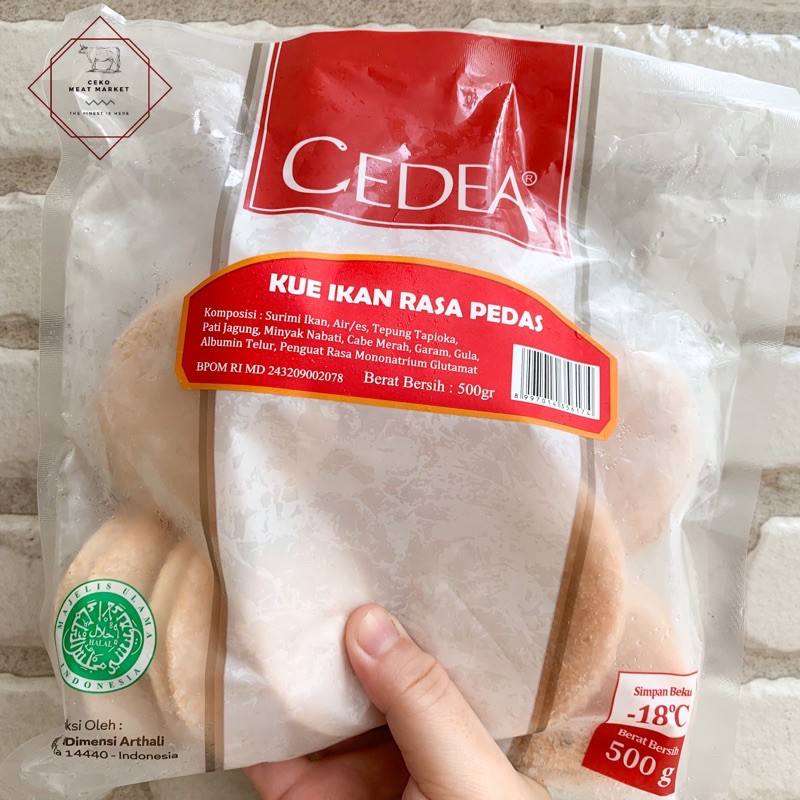 Jual CEDEA Kue Ikan Pedas Fish Cake 500gr Cidea Frozen Food | Shopee ...