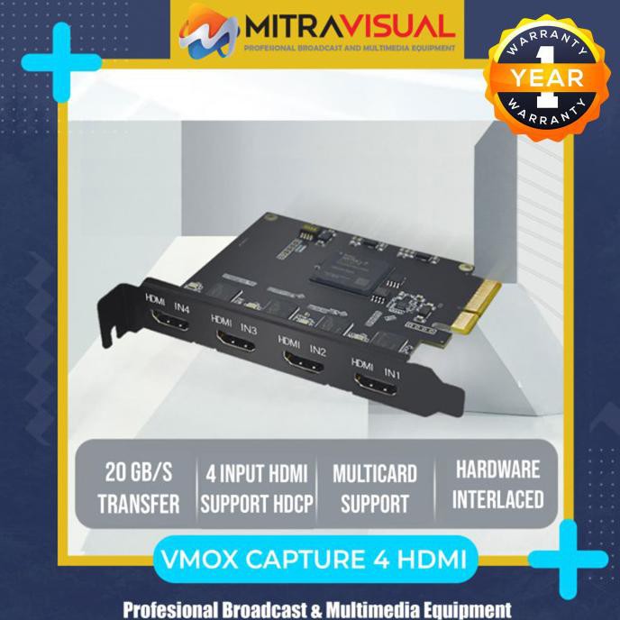 Jual VMOX CAPTURE HDMI 4 INPUT 1080P Support Vmix OBS Wirecast | Shopee ...