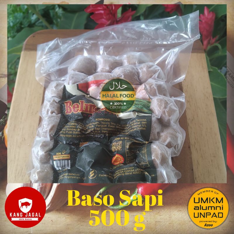 Jual Bakso Sapi Premium 500 g / Baso Sapi Belmont / Akai | Shopee Indonesia