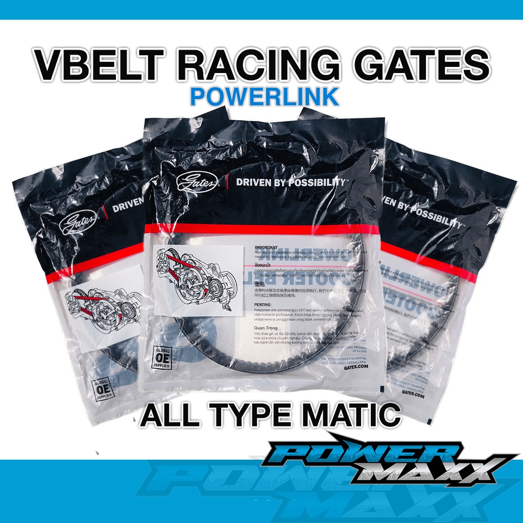Jual VBELT GATES PROLINK VANBELT GATES RACING ALL TYPE MOTOR NMAX ...