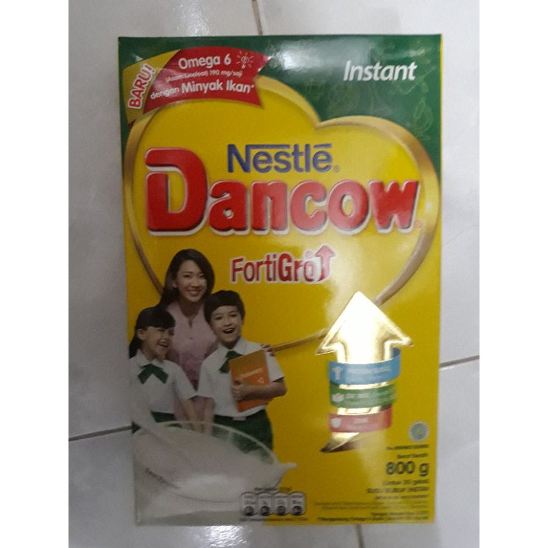 Jual susu formula dancow fortigrow instant 800 gram kemasan box ...
